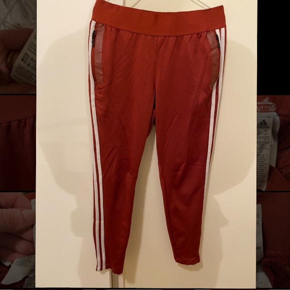 adidas | Pants & Jumpsuits | Adidas Rust Red Track Pant Size S | Poshmark